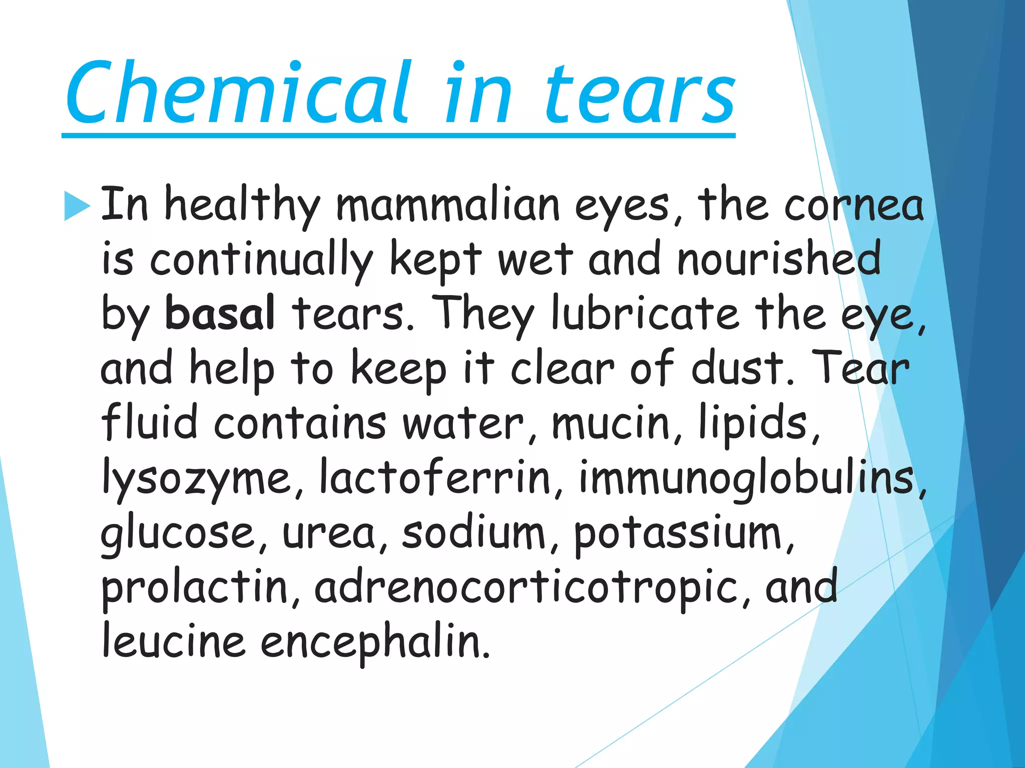 Tears By Dr. Rinaz Rahman (MBBS, MPH) | PPTX