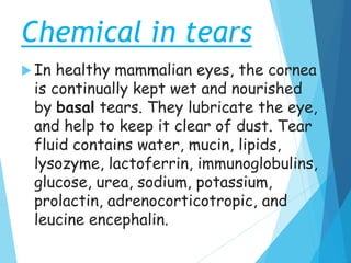 Tears By Dr. Rinaz Rahman (MBBS, MPH) | PPTX