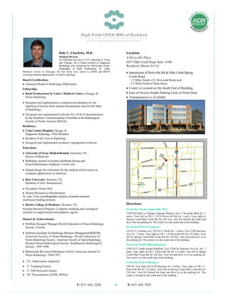 High Field OPEN MRI - Dale | PDF