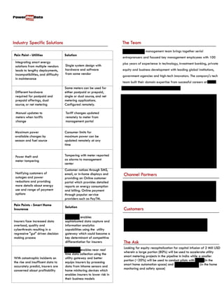 Investor Teaser Sample 2 Pager | PDF