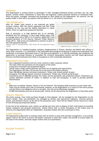 Forestry investment with guarantees | PDF