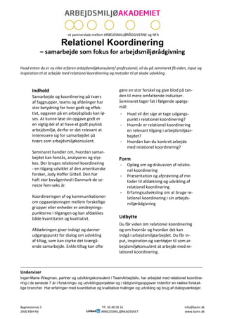 Relationel Koordinering | PDF