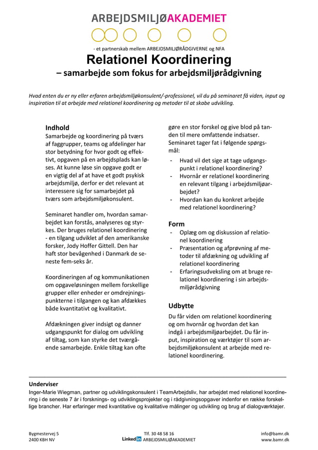 Relationel Koordinering | PDF