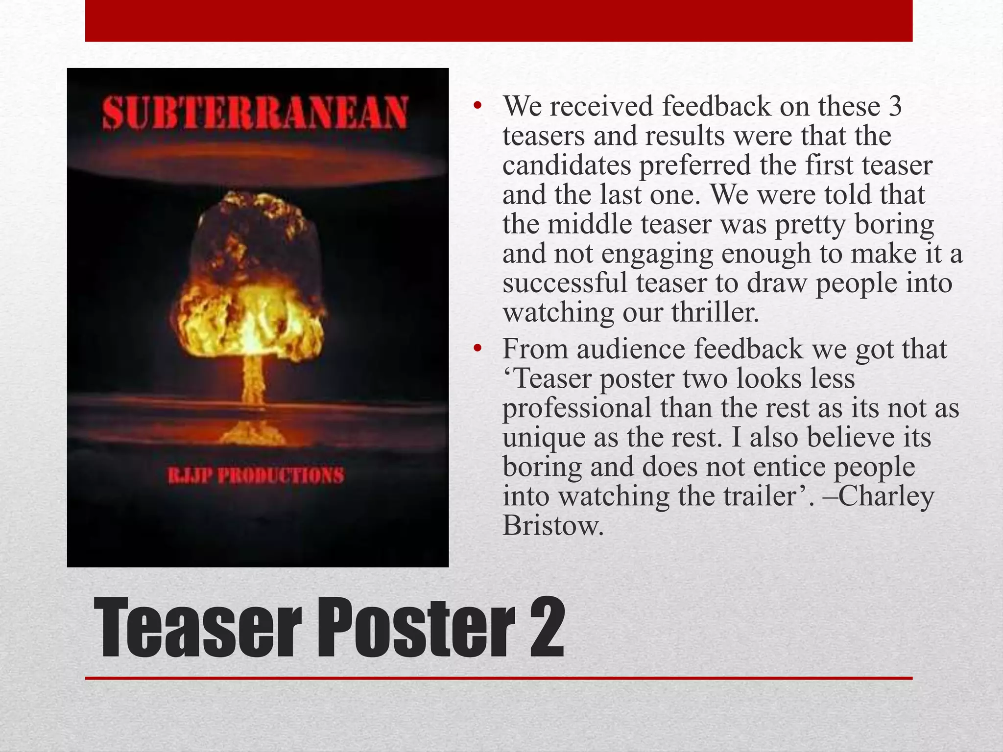 Teaser Poster Ideas | PPTX