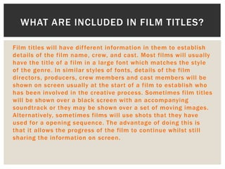Teaser titles research | PPTX