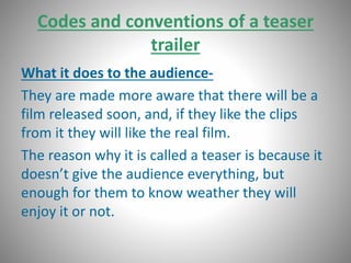 teaser trailer introduction | PPTX