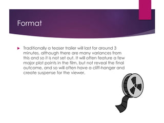 Teaser trailer definition | PPTX
