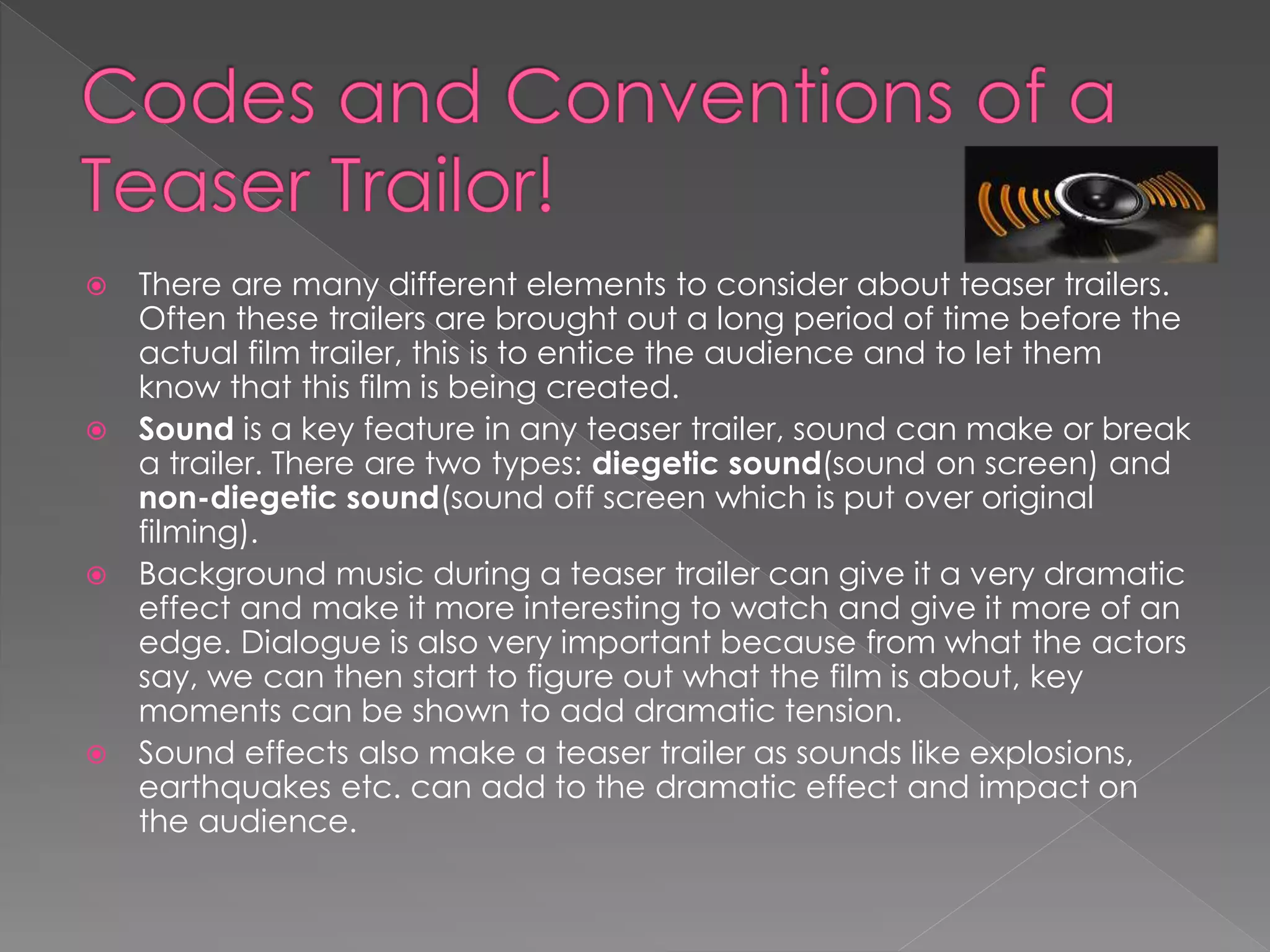 Teaser trailer power point | PPTX