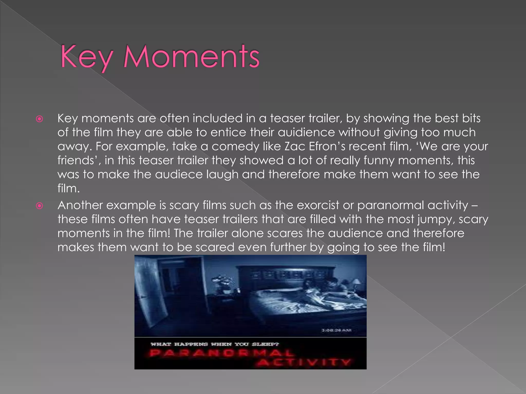 Teaser trailer power point | PPTX