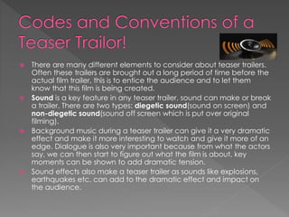 Teaser trailer power point | PPT