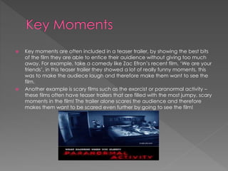 Teaser trailer power point | PPT