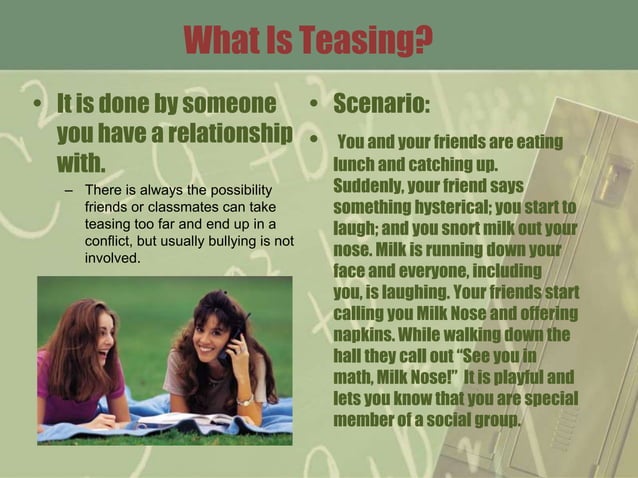 Teasing vs bullying | PPTX | Crime & Harmful Acts to Individuals ...