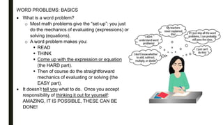 Conquering the TEAS Part 3: Math | PPTX