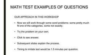 Conquering the TEAS Part 3: Math | PPTX