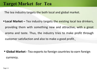 Tea Export Industry in Sri Lanka | PPT