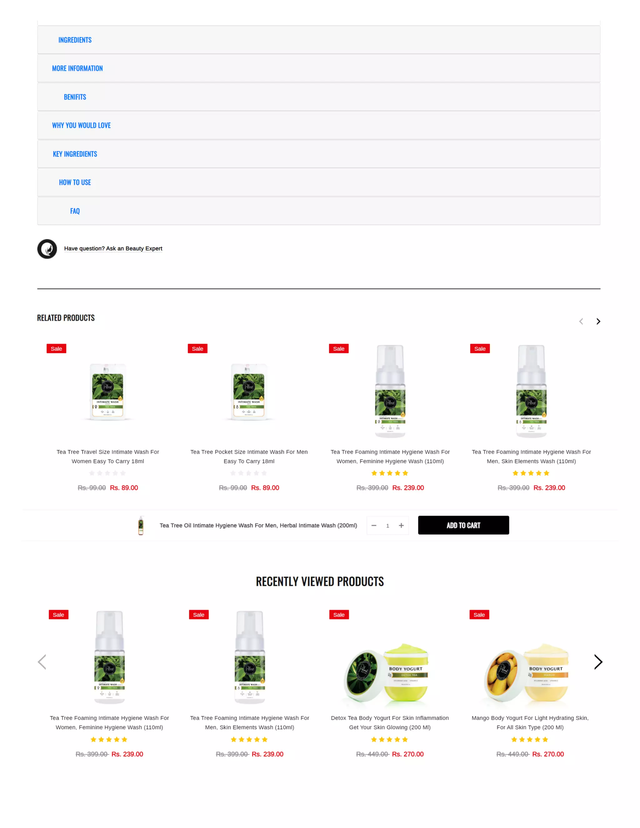 Tea tree oil intimate wash men | PDF