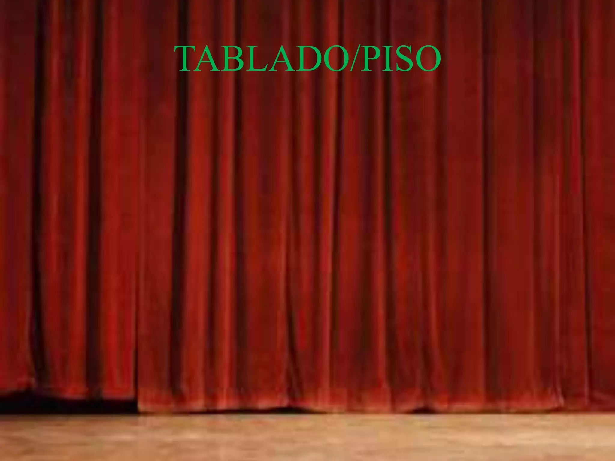 Partes del teatro moderno | PPTX