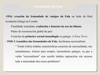 O teatro das Irmandades da Fala | PPT