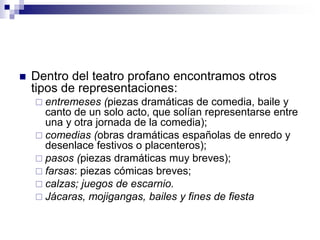 TEATRO MEDIEVAL Y RENACIMIENTO ESPAÑOL LENGUAJE | PPTX