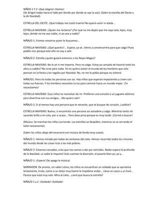 Teatro navidad 2012 Benítez | DOCX