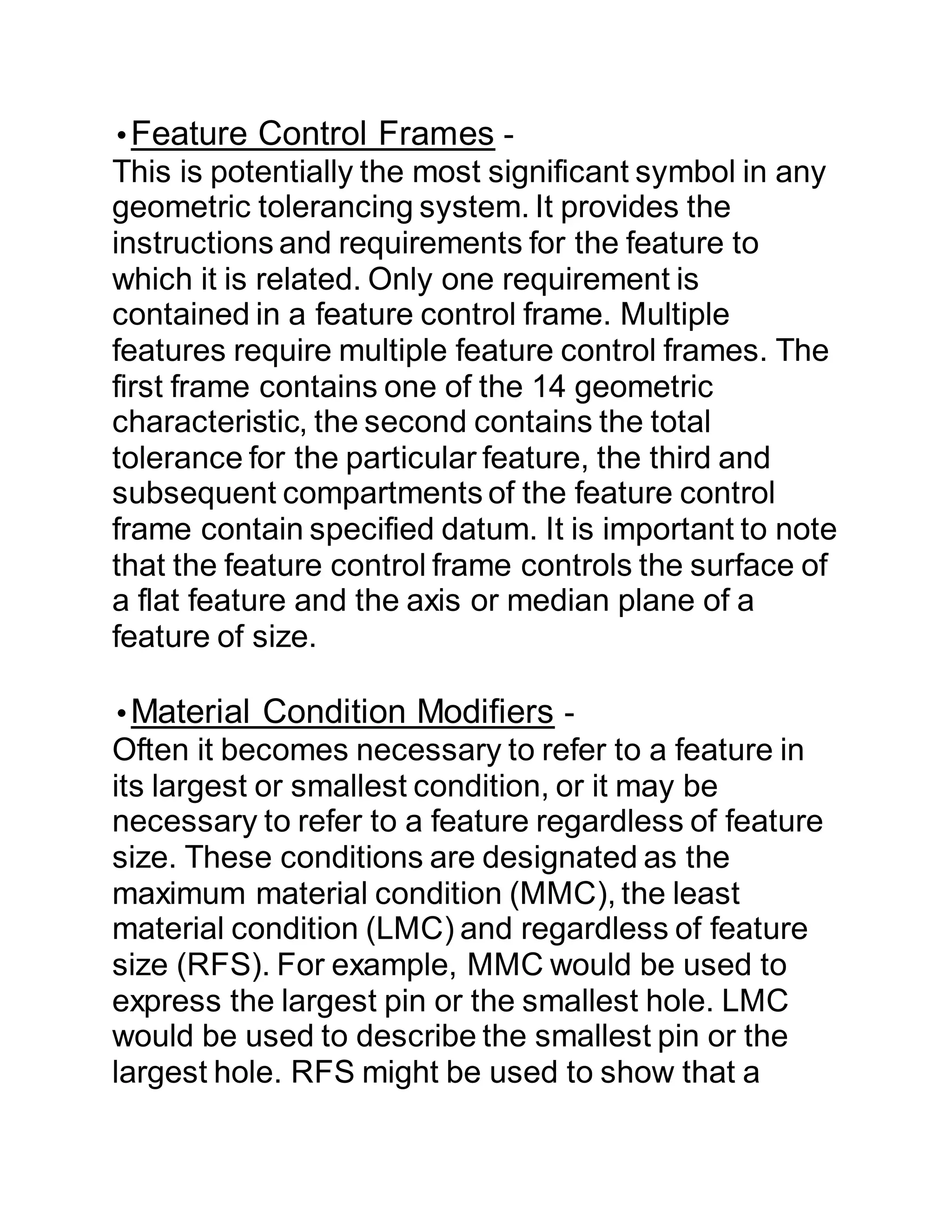 Report on Geometric Dimensional Tolerances | DOCX