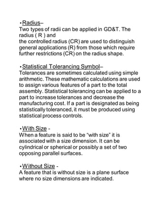 Report on Geometric Dimensional Tolerances | DOCX