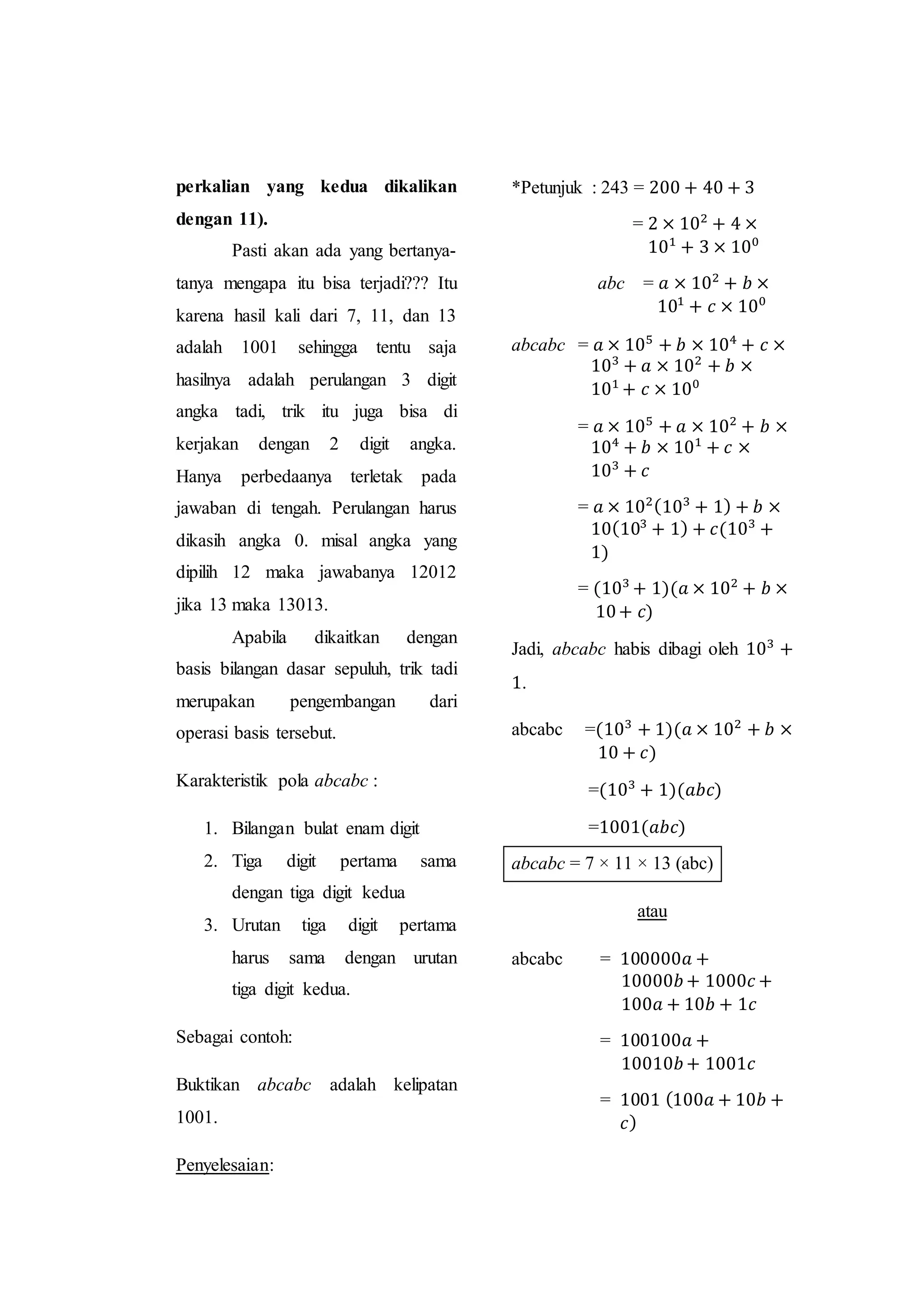Tebak Angka dengan dongeng | PDF