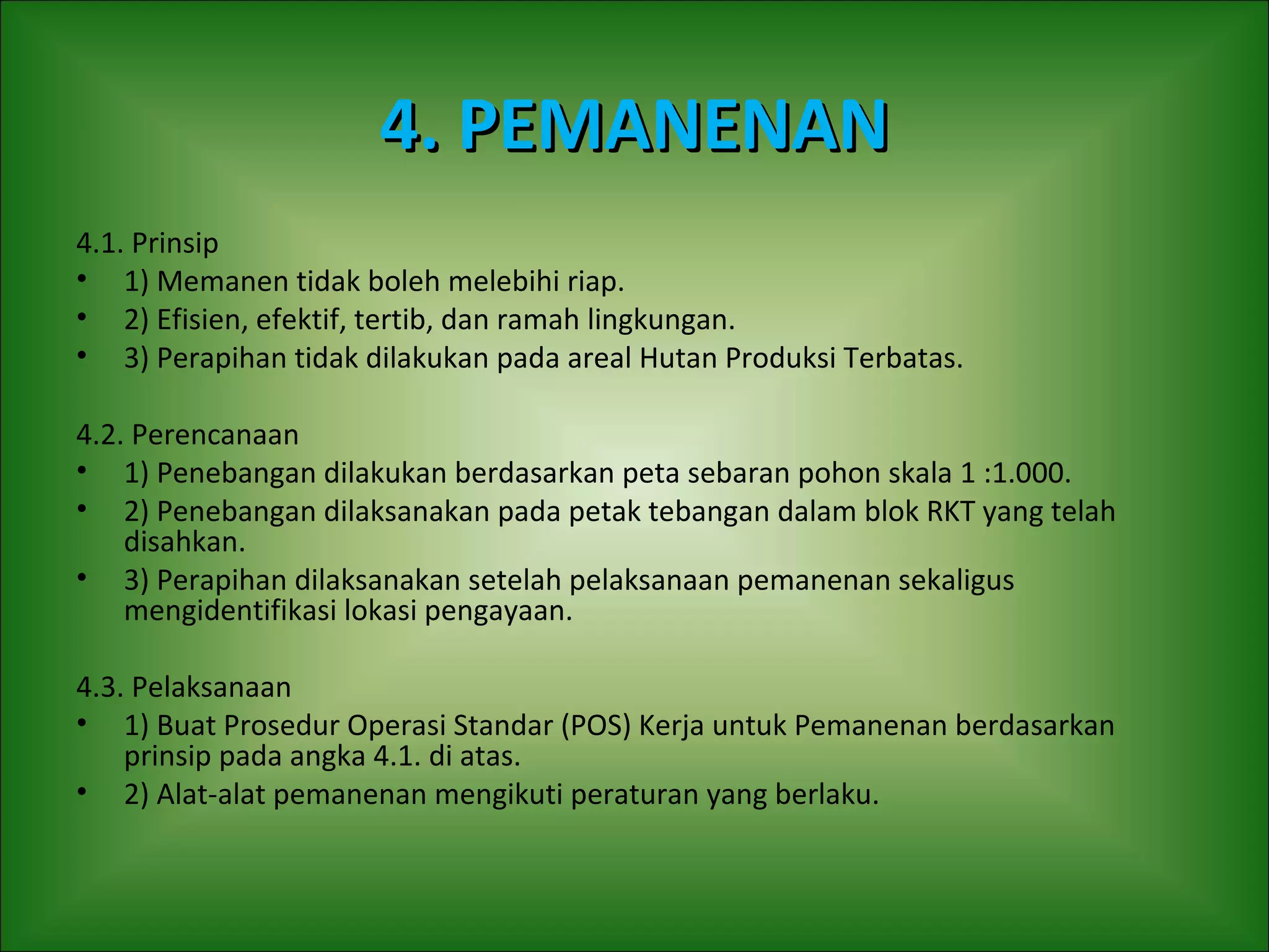Tebang pilih tanam indonesia (TPTI) | PPT