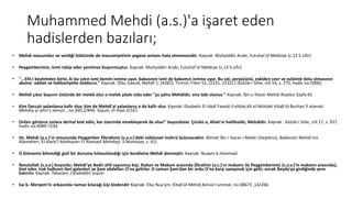 Mehdi (a.s.) Teblig metni | PPSX