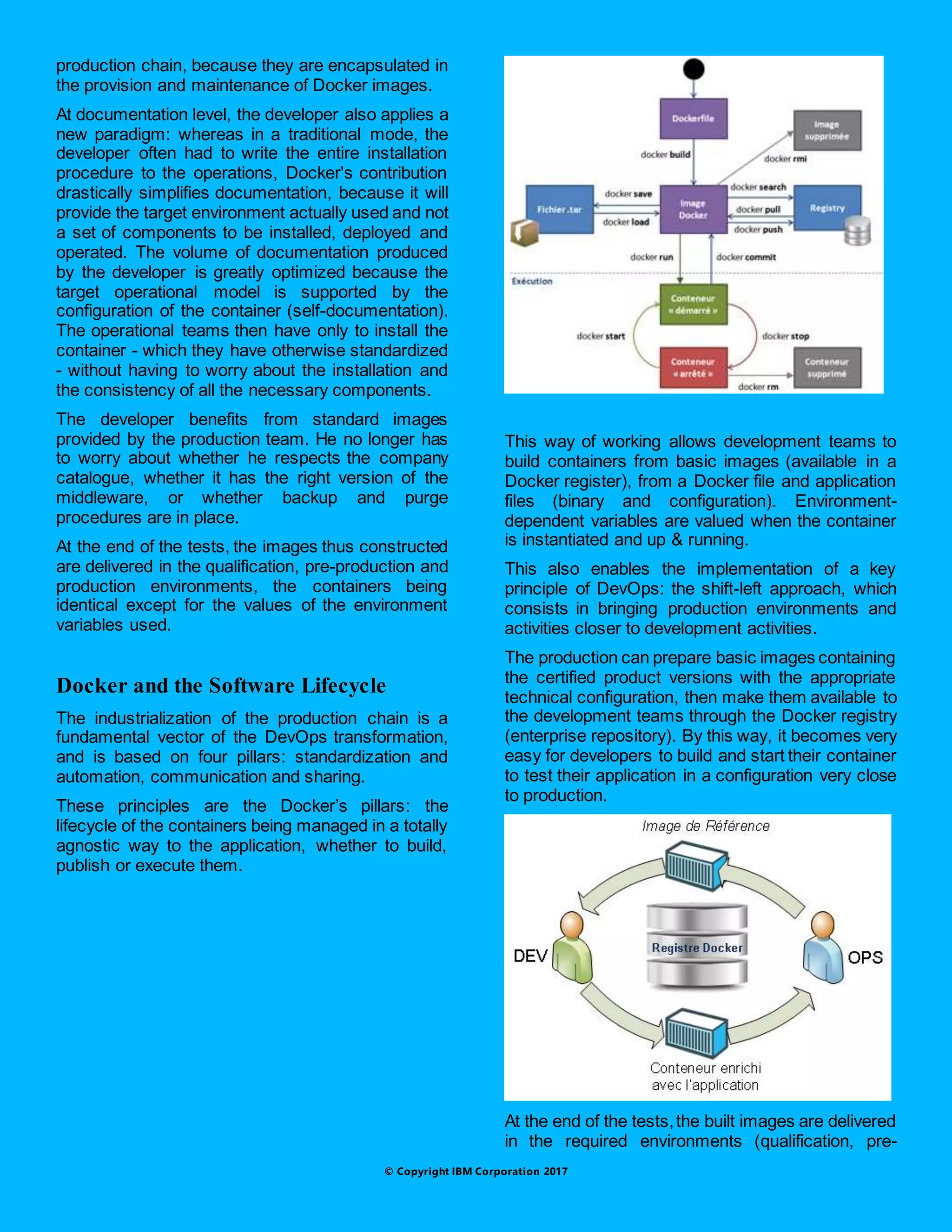 Docker's value for Development Teams in a DevOps Process | PDF