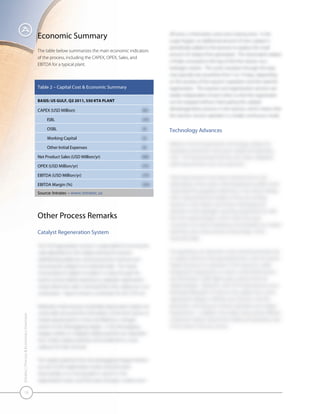 Technology Economics: Propylene via Propane Dehydrogenation | PDF