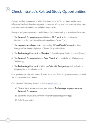Technology Economics: Ethylene via Ethanol Dehydration | PDF