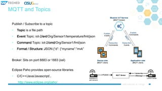 Tec118 Teched2015 IOT use case and examples | PPT