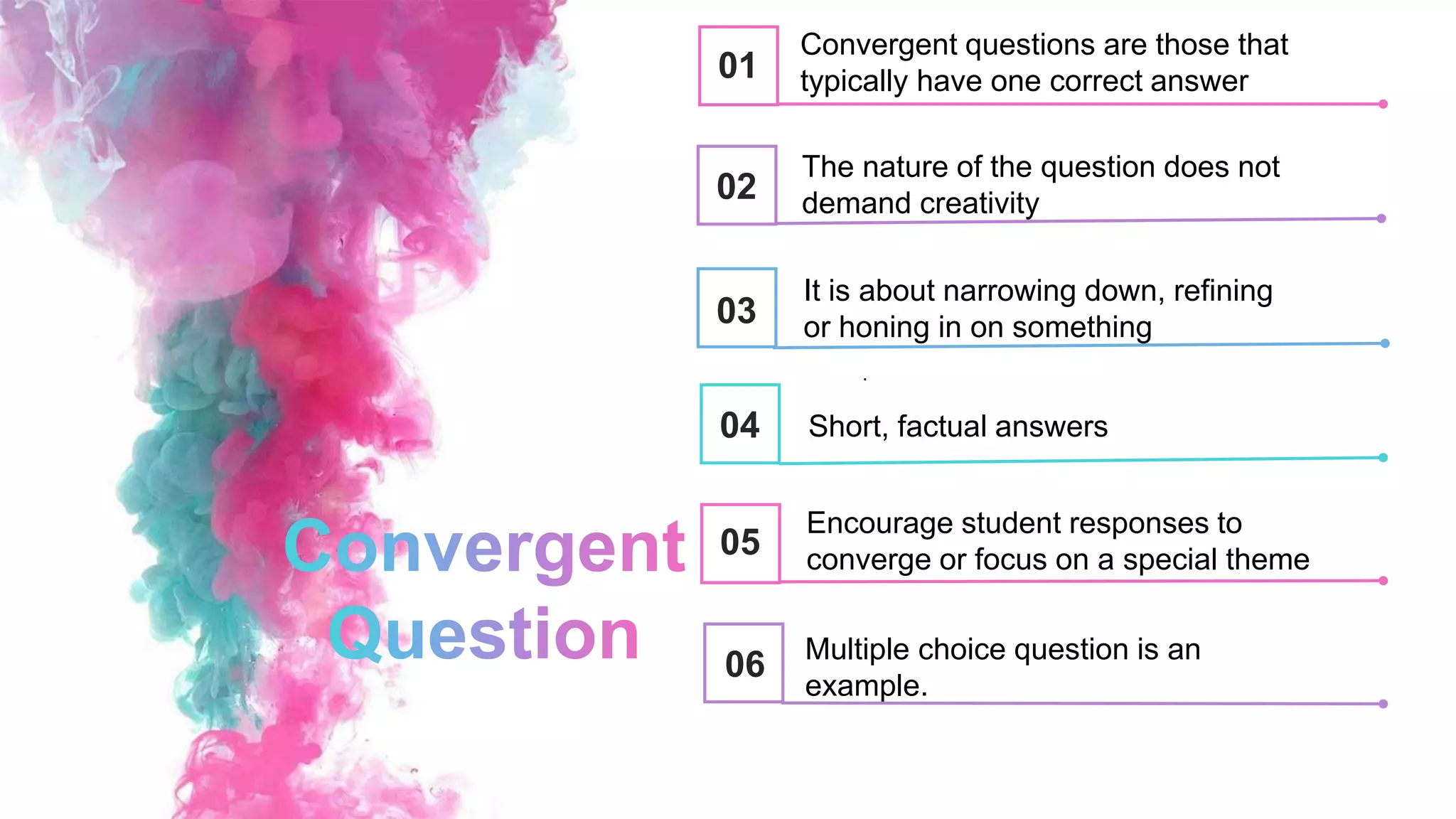 Convergent and Divergent Questioning Strategies | PPTX