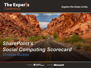 SharePoint's Social Computing Scorecard_TEC2011 | PPT