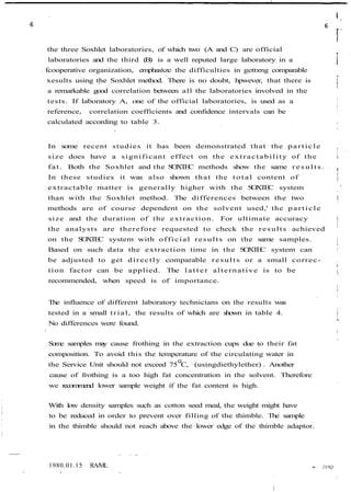 Tecator soxtec-vetbepaling-manual | PDF