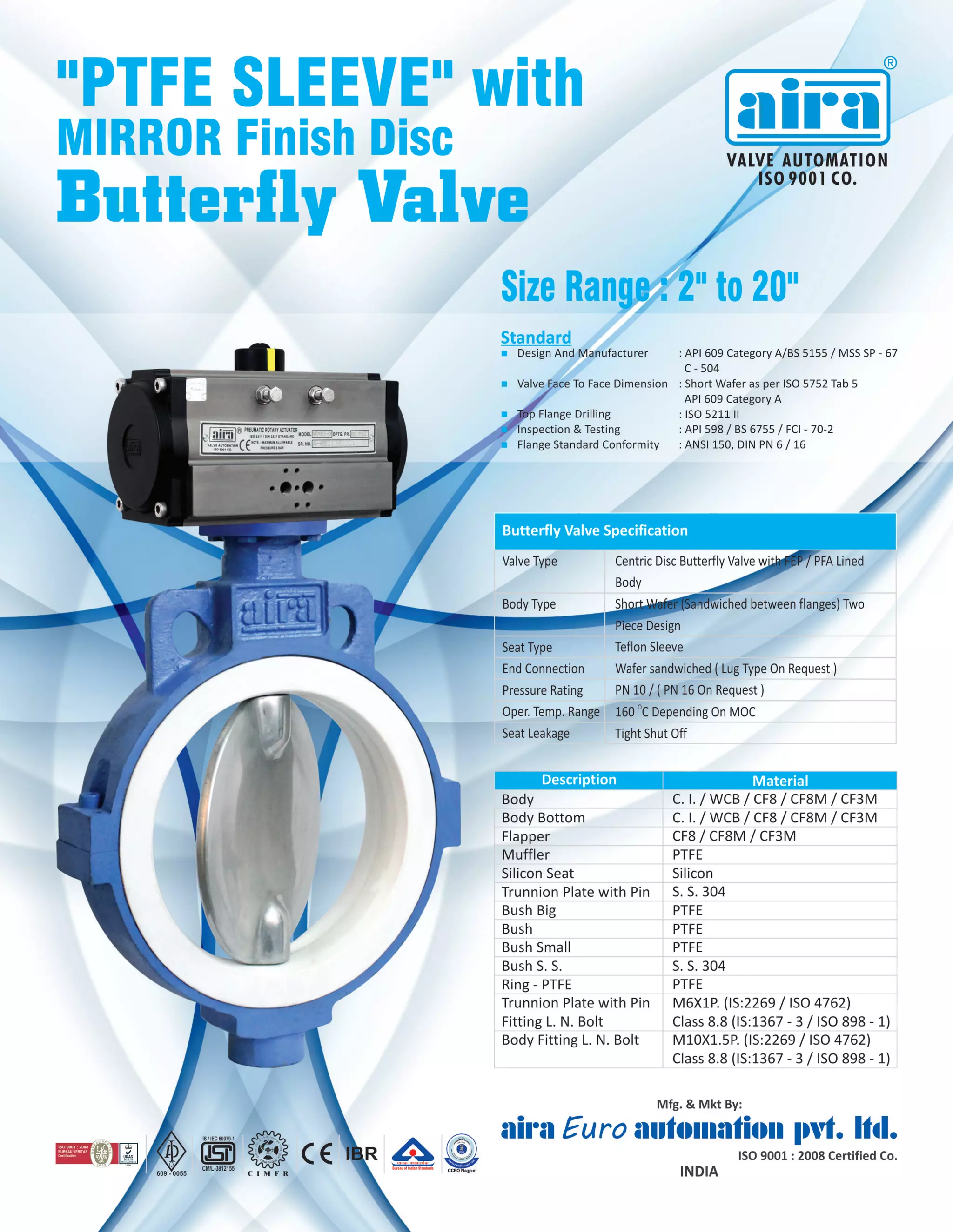 Techno Model Butterfly Valve | PDF