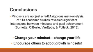 Introduction to the Mindset Model | PPTX
