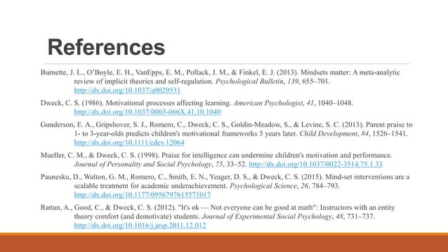Introduction to the Mindset Model | PPTX | Education