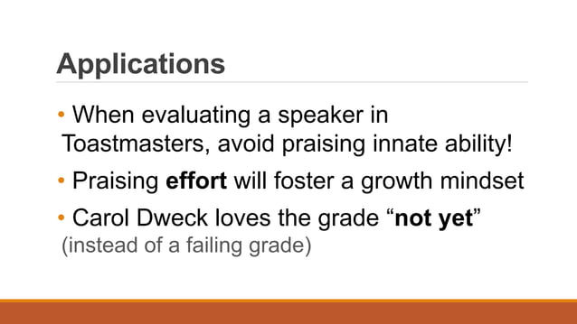 Introduction to the Mindset Model | PPTX | Education