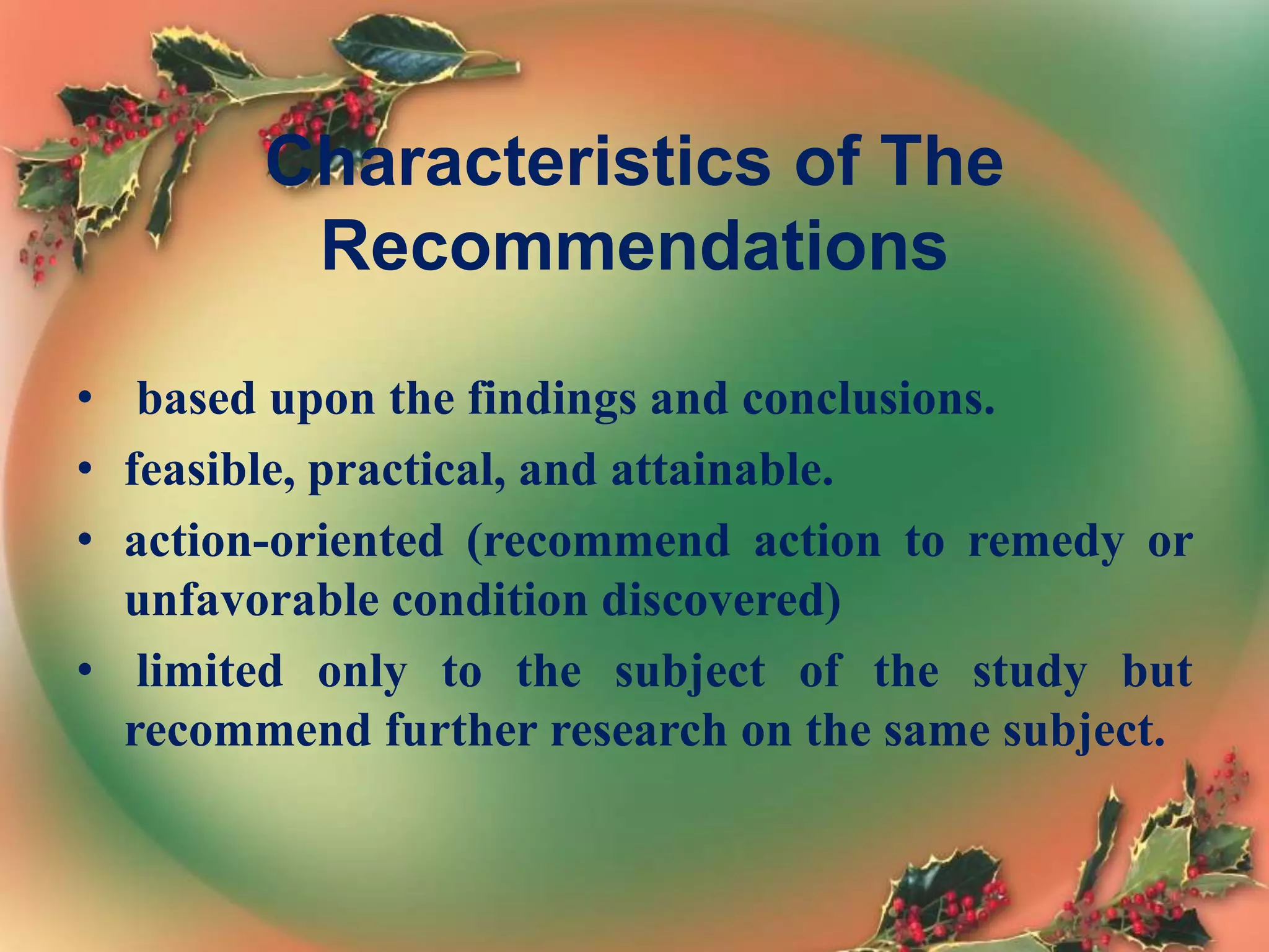 summary and conclusion | PPTX
