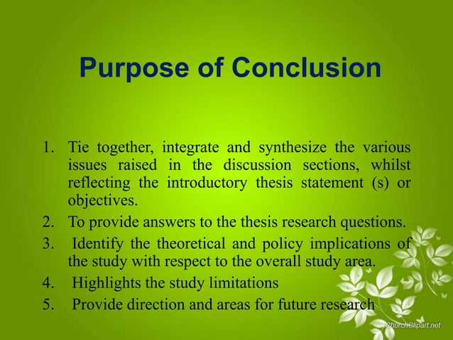 summary and conclusion | PPTX
