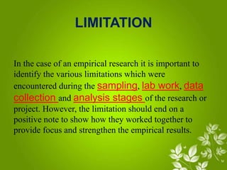 summary and conclusion | PPTX