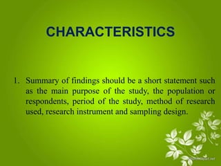 Summary And Conclusion Images