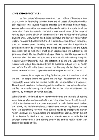 Measuring housing quality | PDF