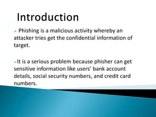 Using OTP prevent Phishing attacks | PPT