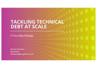 tackling tech debt at scale | PDF