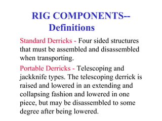 RIG COMPONENTS - Definitions | PPT