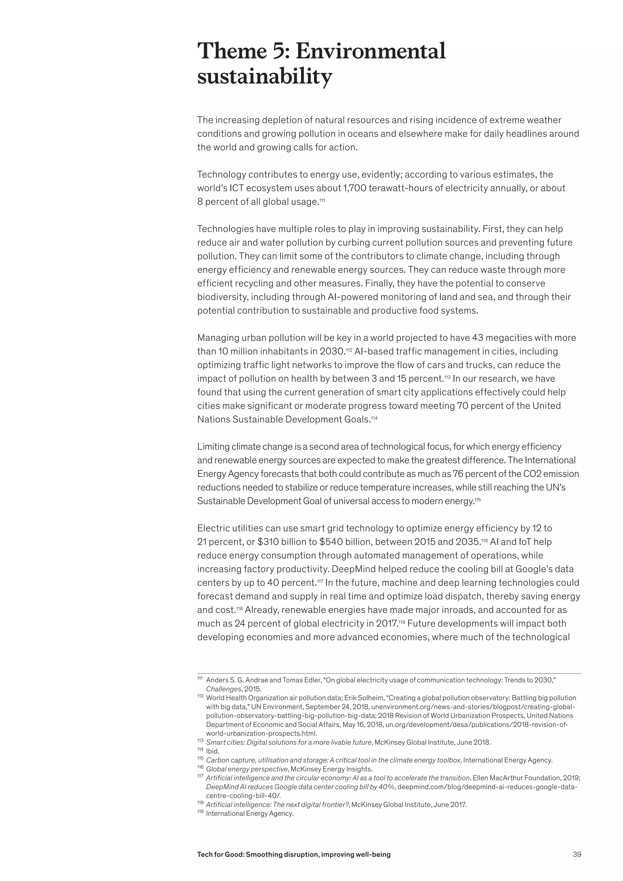 Tech for-good - McKinsey report | PDF