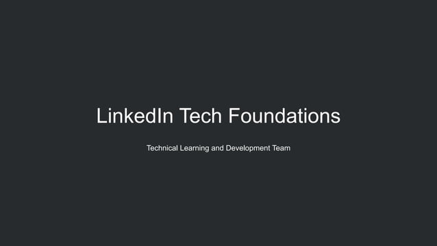 Tech foundations-slides | PPT